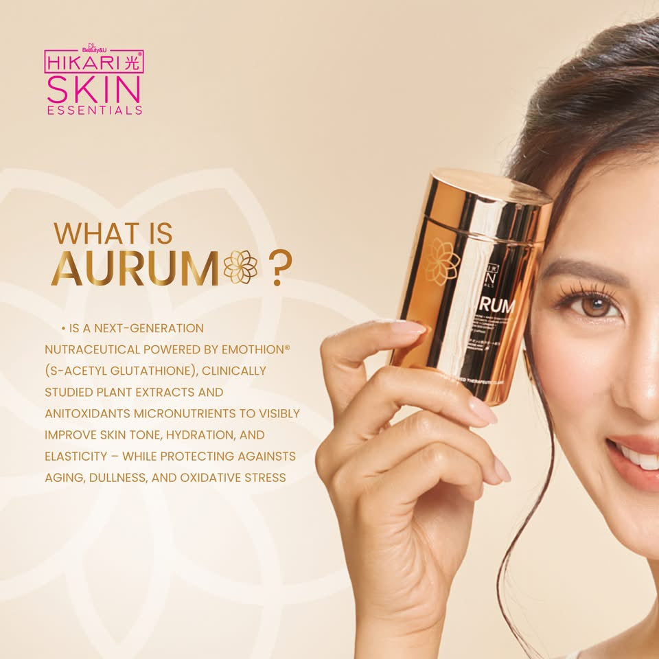 Hikari Skin Essentials - AURUM Glutathione 30 capsules – My Care Kits
