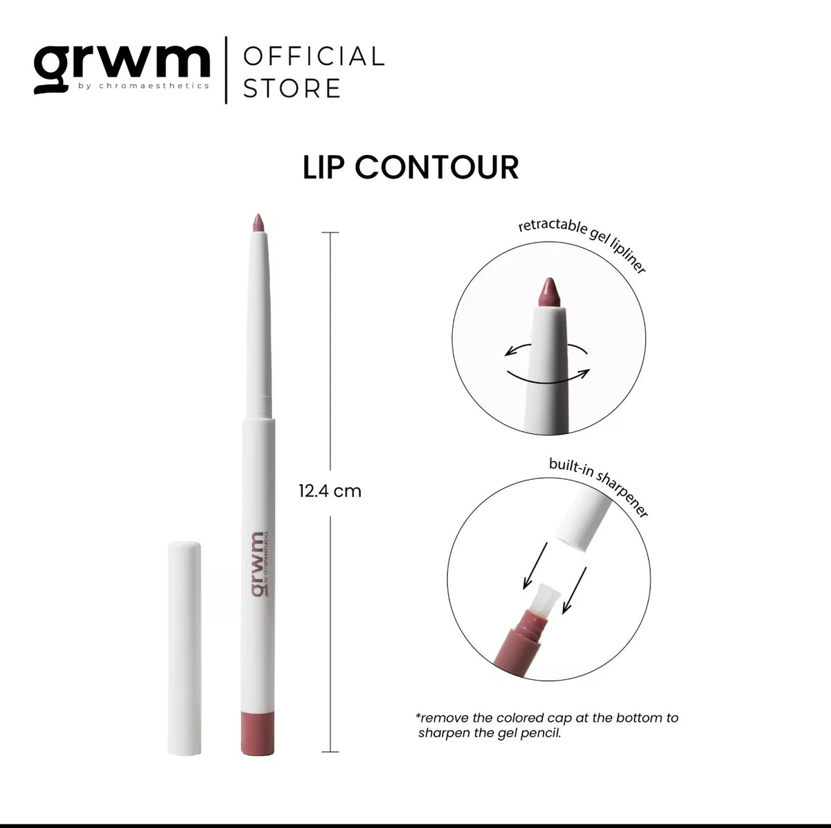 GRWM Cosmetics - LIP CONTOUR RETRACTABLE GEL LIP LINER – My Care Kits