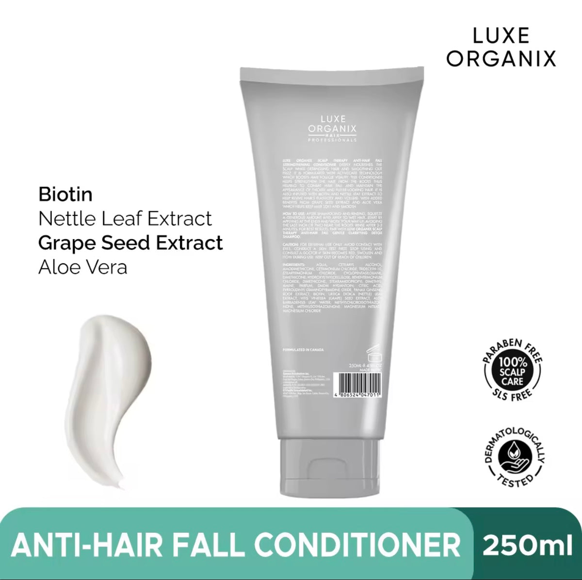 LUXE ORGANIX - Scalp Therapy Anti-Hair Fall Strengthening CONDITIONER ...