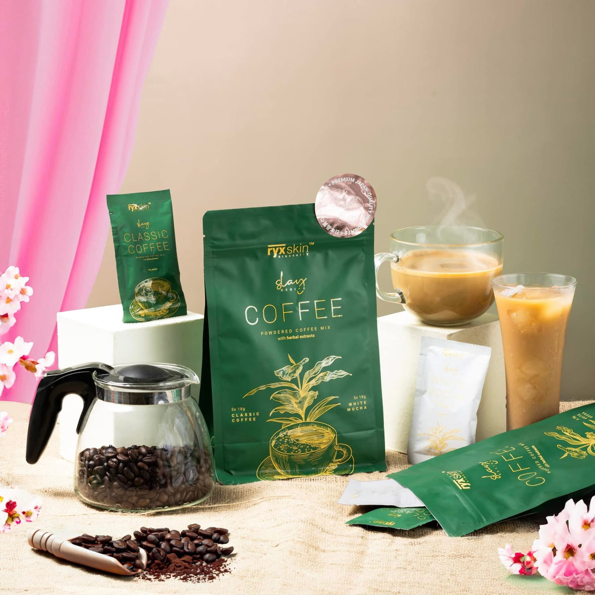 Ryx Skin - Slay Recipe Coffee - Powdered Coffee Mix with Herbal Extrac ...