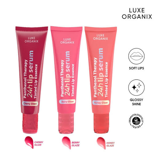 Luxe Organix - Panthenol Therapy 24H LIP SERUM - Tinted Lip Essence 10 ...
