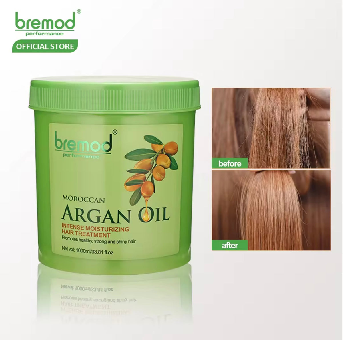 Bremod - Moroccan Argan Oil - Intense Moisturizing Hair Trearment 1000 ...