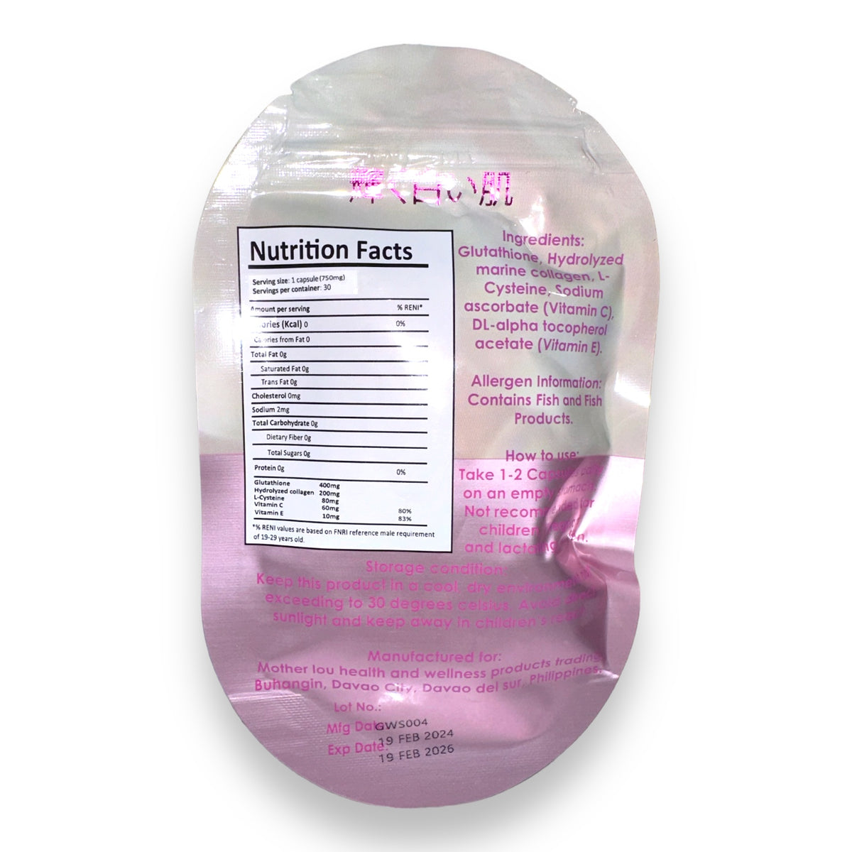 SY GLOW - Glowing White Skin GLUTA COLLAGEN 30 capsule – My Care Kits