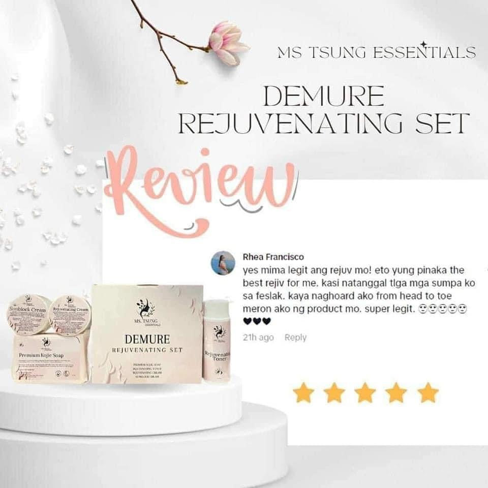 Ms. Tsung Essentials - DEMURE Rejuvenating set – My Care Kits