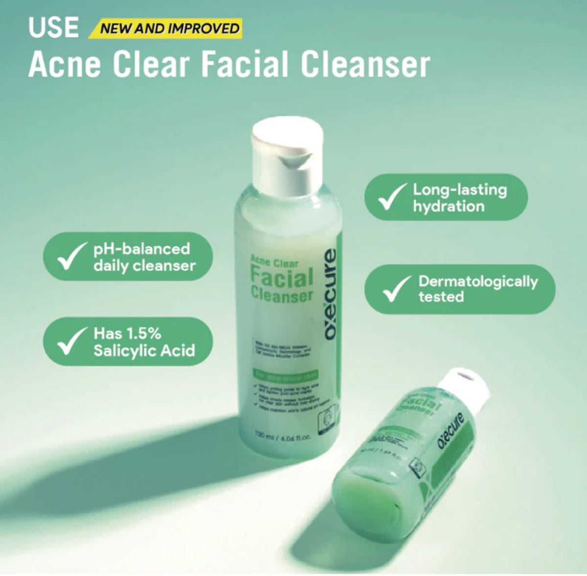 Oxecure - Acne Clear Facial Cleanser – My Care Kits