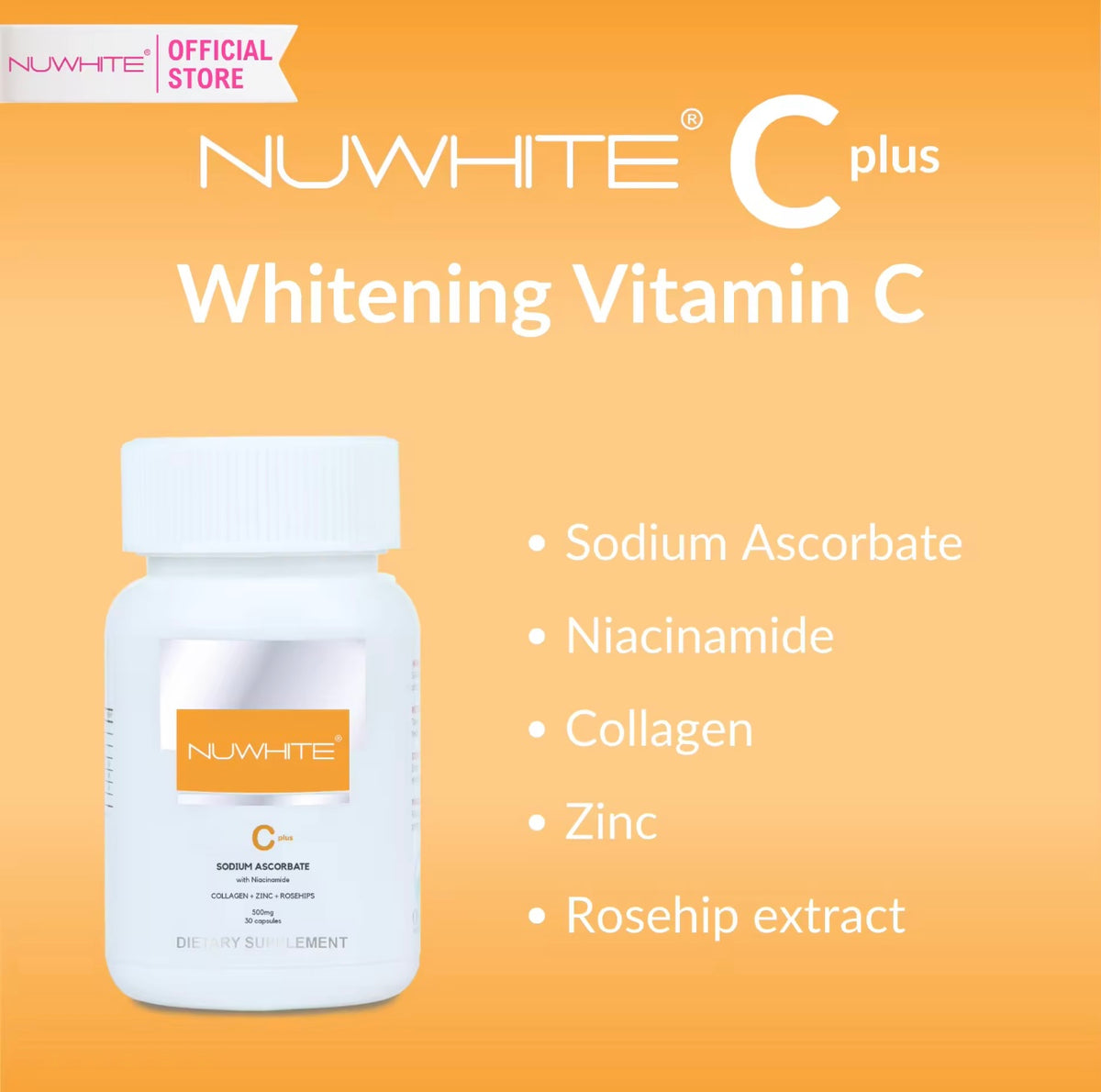 NUWHITE - Whitening Vitamin C - 30 capsule – My Care Kits