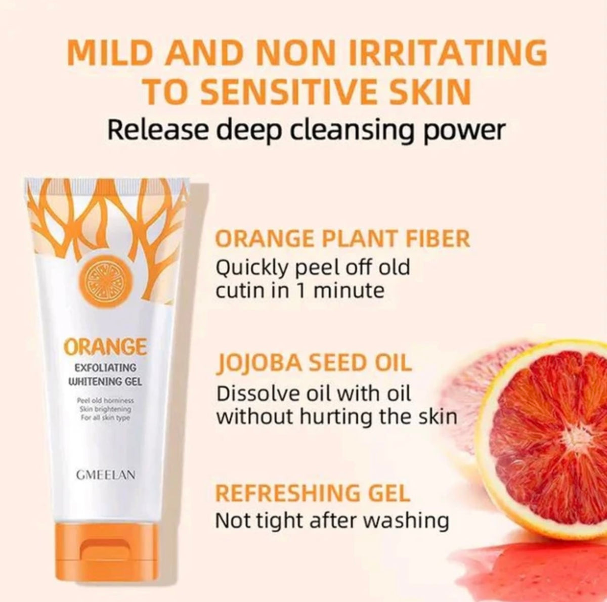 GMEELAN - Orange Exfoliating Whitening Gel 50g – My Care Kits