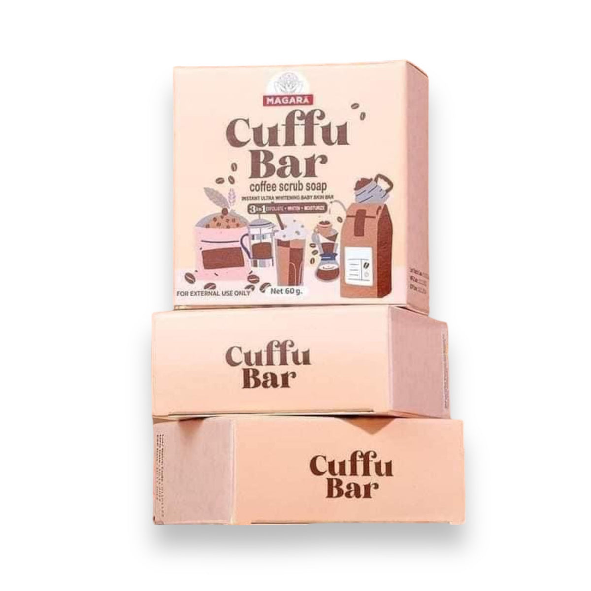 Magara Skin - CUFFU BAR Coffee Scrub Soap 60g – My Care Kits