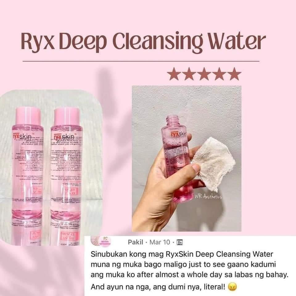 Ryx Skin - Deep Cleansing Water 120 ML – My Care Kits