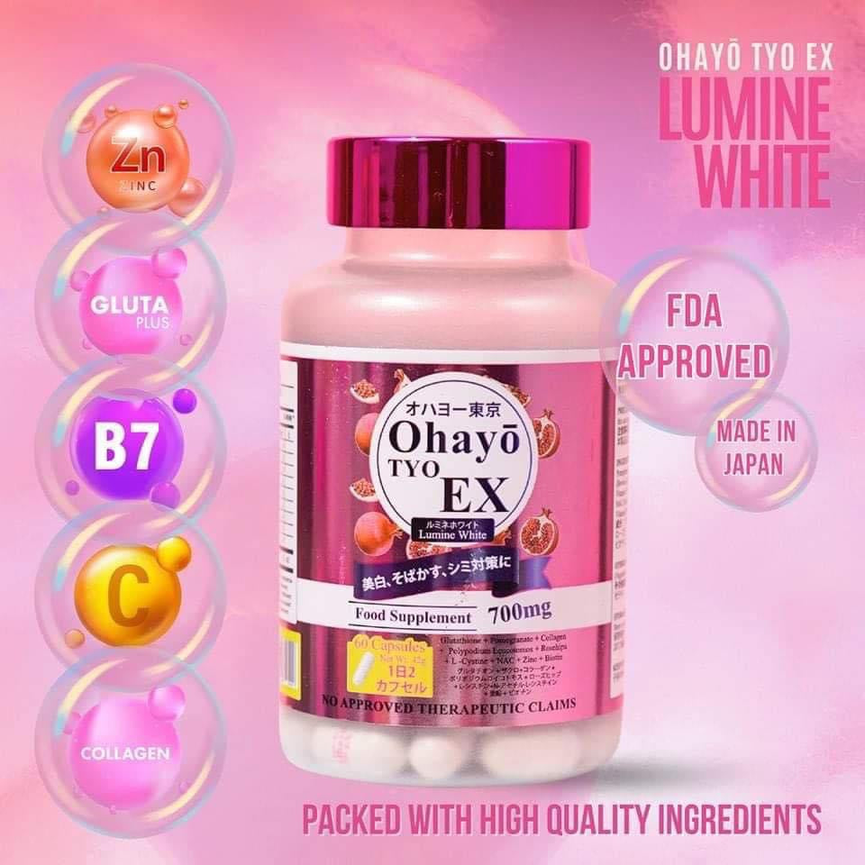 OHAYO TYO EX - Lumine White Food Supplements – My Care Kits