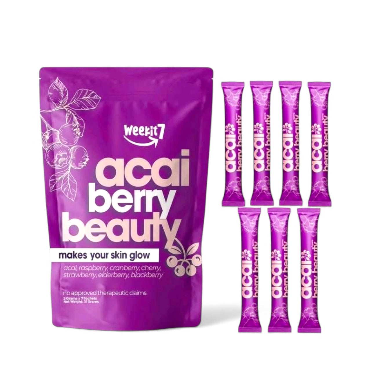 Weekit7 Acai Berry Beauty - 7 Sachets 35grams – My Care Kits