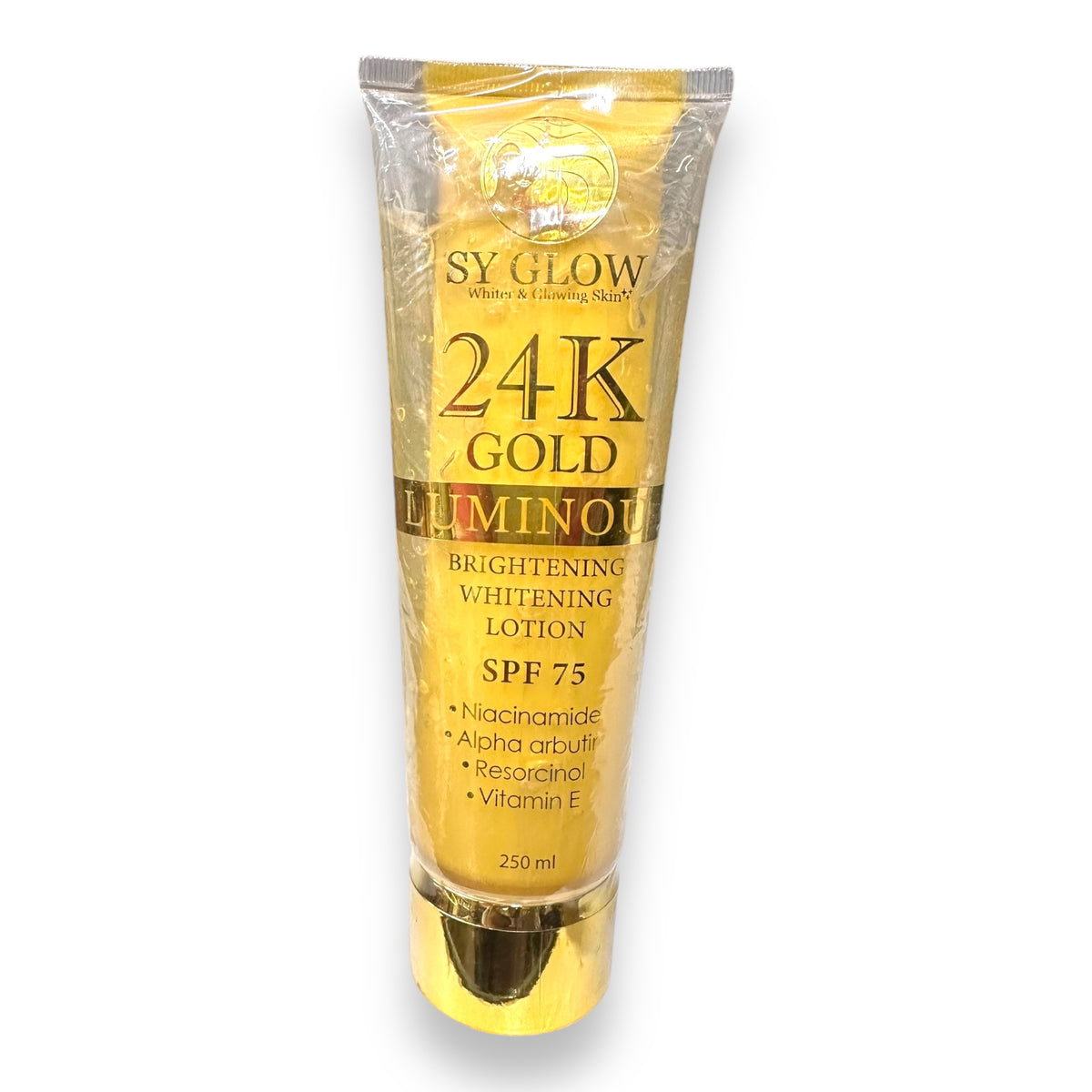 SY Glow - 24K Gold Luminous Brightening Whitening Lotion SPF 75 - 250 ...