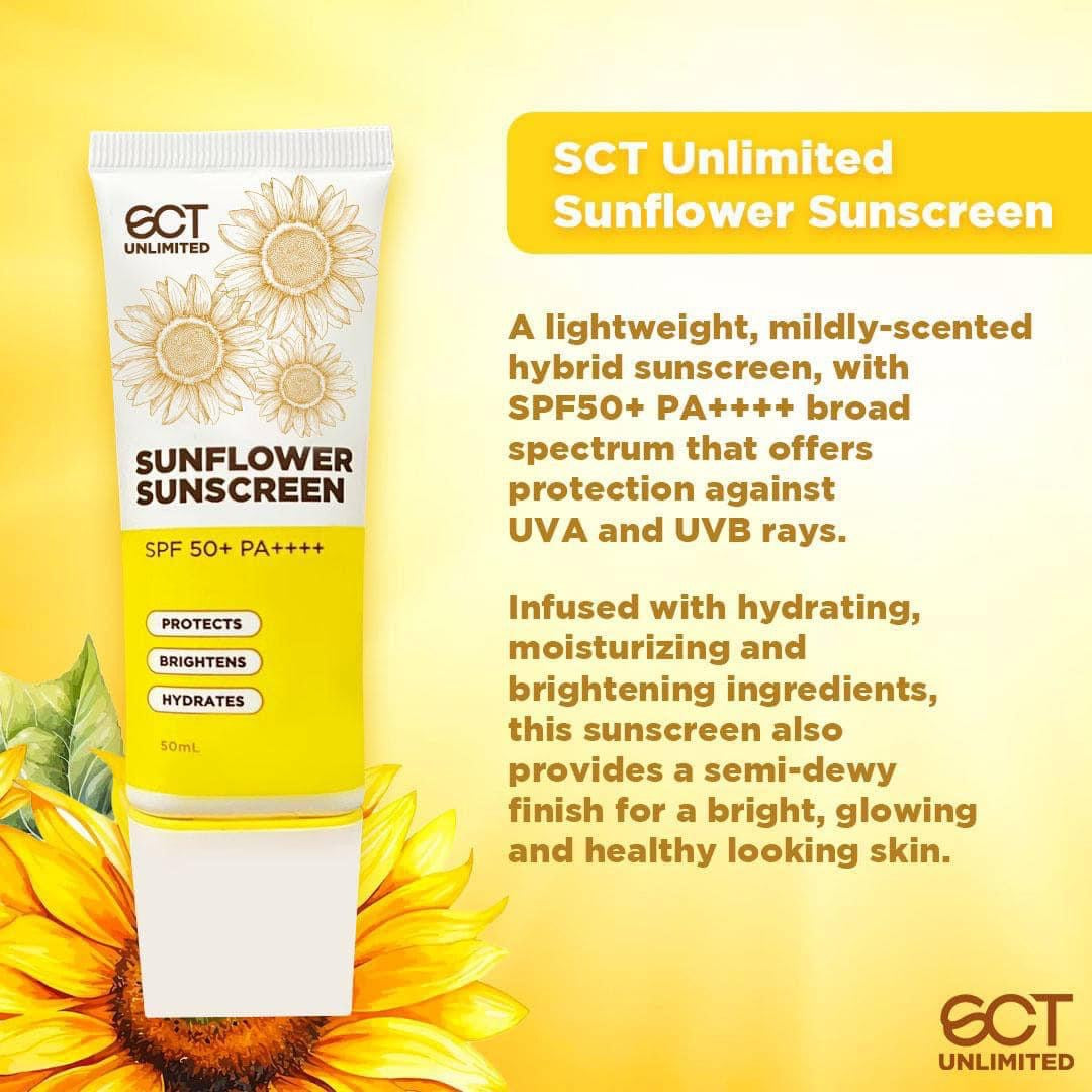 SCT Unlimited - Sunflower Sunscreen SPF 50 + PA ++++ 50g – My Care Kits