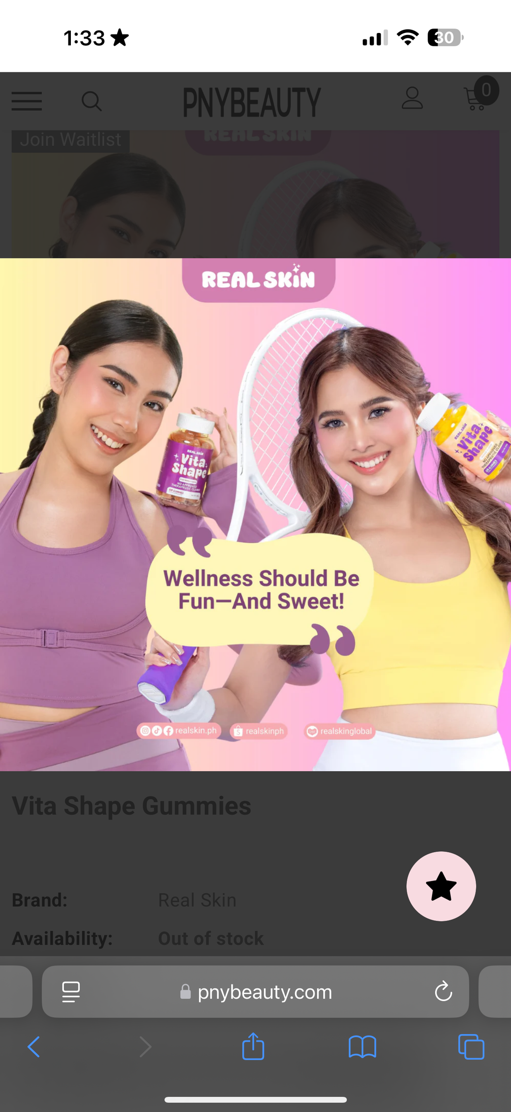 REAL SKIN - VITA SHAPE - 60 gummies – My Care Kits
