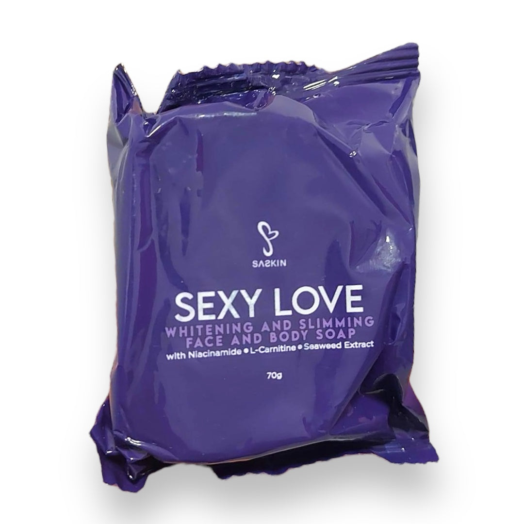 SASKIN - Sexy Love Whitening Face and Body Soap 70g – My Care Kits