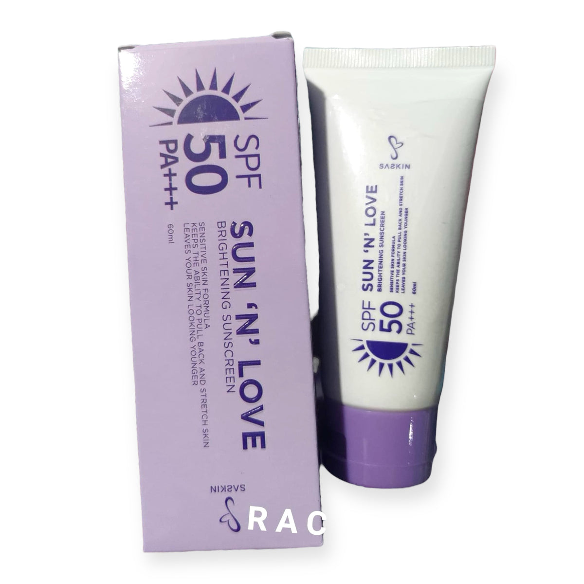 SASKIN - SUN N LOVE Brightening Sunscreen SPF 50 - 60 ML – My Care Kits