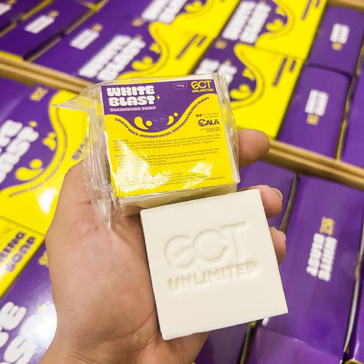 SCT Unlimited - White Blast Bleaching Soap 70g – My Care Kits