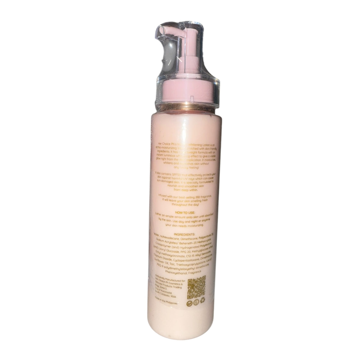 HerChoice - Instant Whitening Lotion with Sunflower Oil Extract 250 ML ...