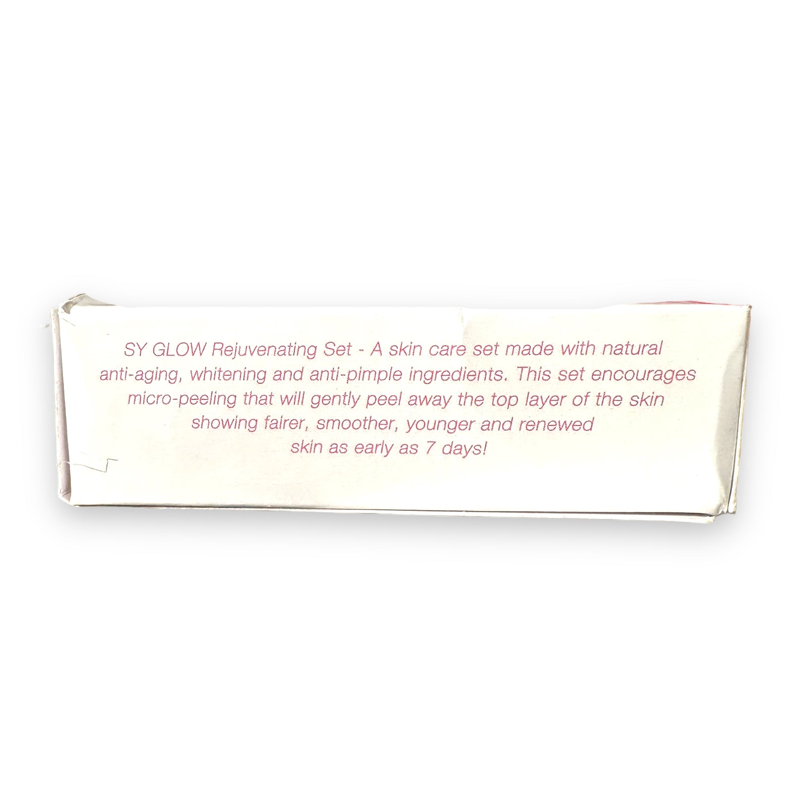 SY GLOW - Rejuvenating Set ( White ) – My Care Kits