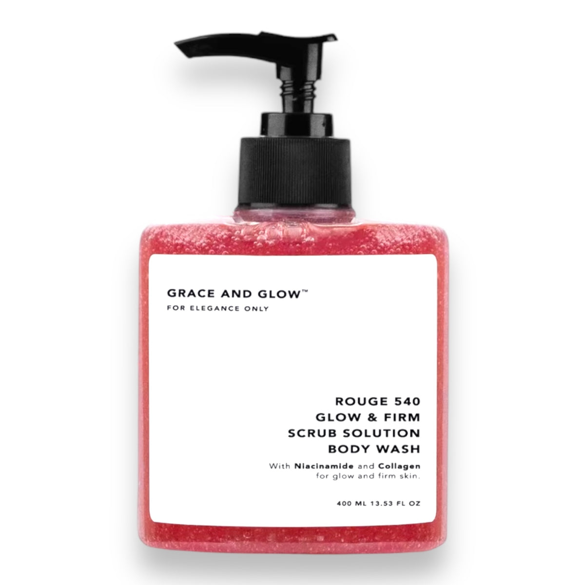 Grace and Glow - “ROUGE 540 GLOW & FIRM” Scrub Solution Body Wash 400 ...