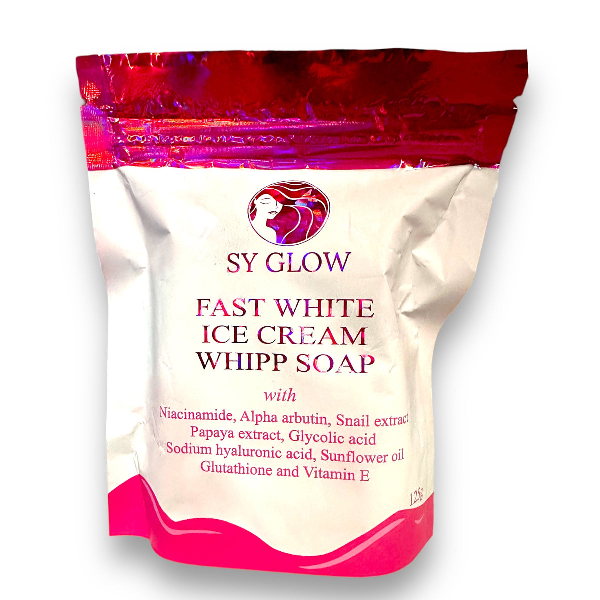 SY GLOW - FAST WHITE ICE CREAM WHIPP SOAP 125g – My Care Kits