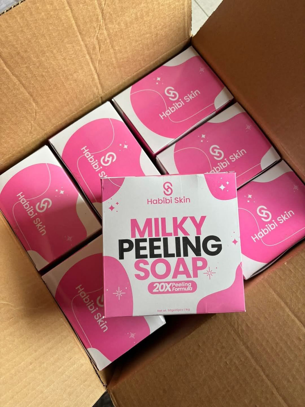 Habibi Skin Milky Peeling Soap 20 PCS x 50g - 1 BOX – My Care Kits