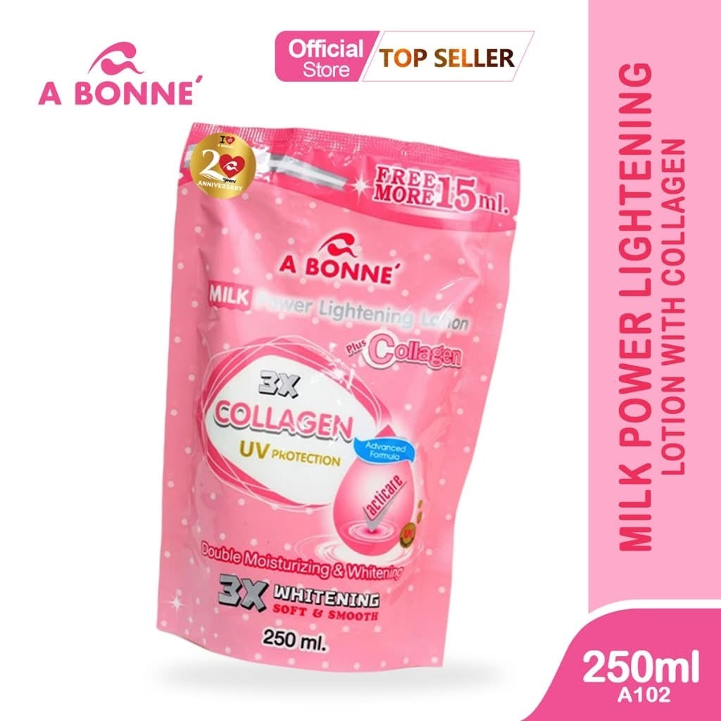 A Bonne Milk Power Lightening with Collagen Lotion 250ml (Refill Pack ...