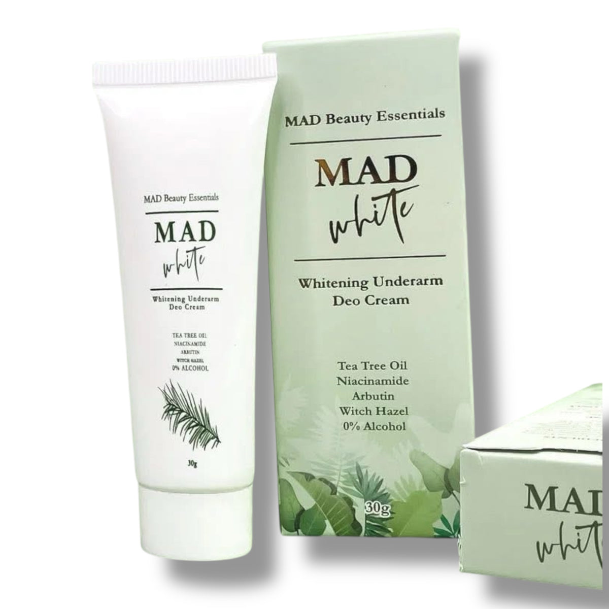 MAD White Whitening Underarm Deo Cream 30g – My Care Kits