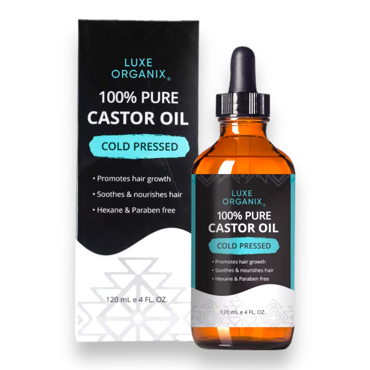 Luxe Organix - 100% Pure Castor Oil 120 ML – My Care Kits