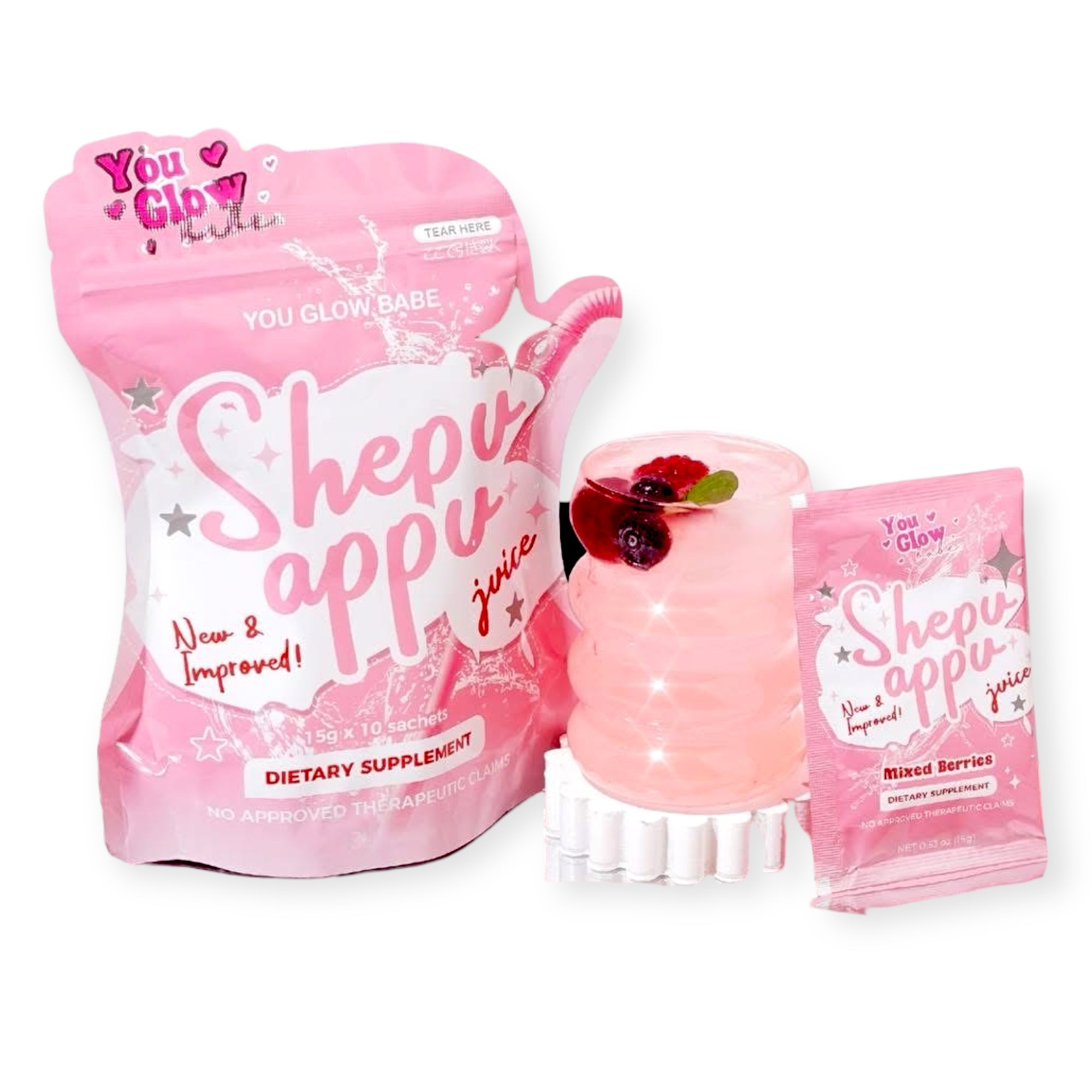 You Glow Babe - SHEPU APPU NEW AND IMPROVED JUICE 150g ( new formula w ...