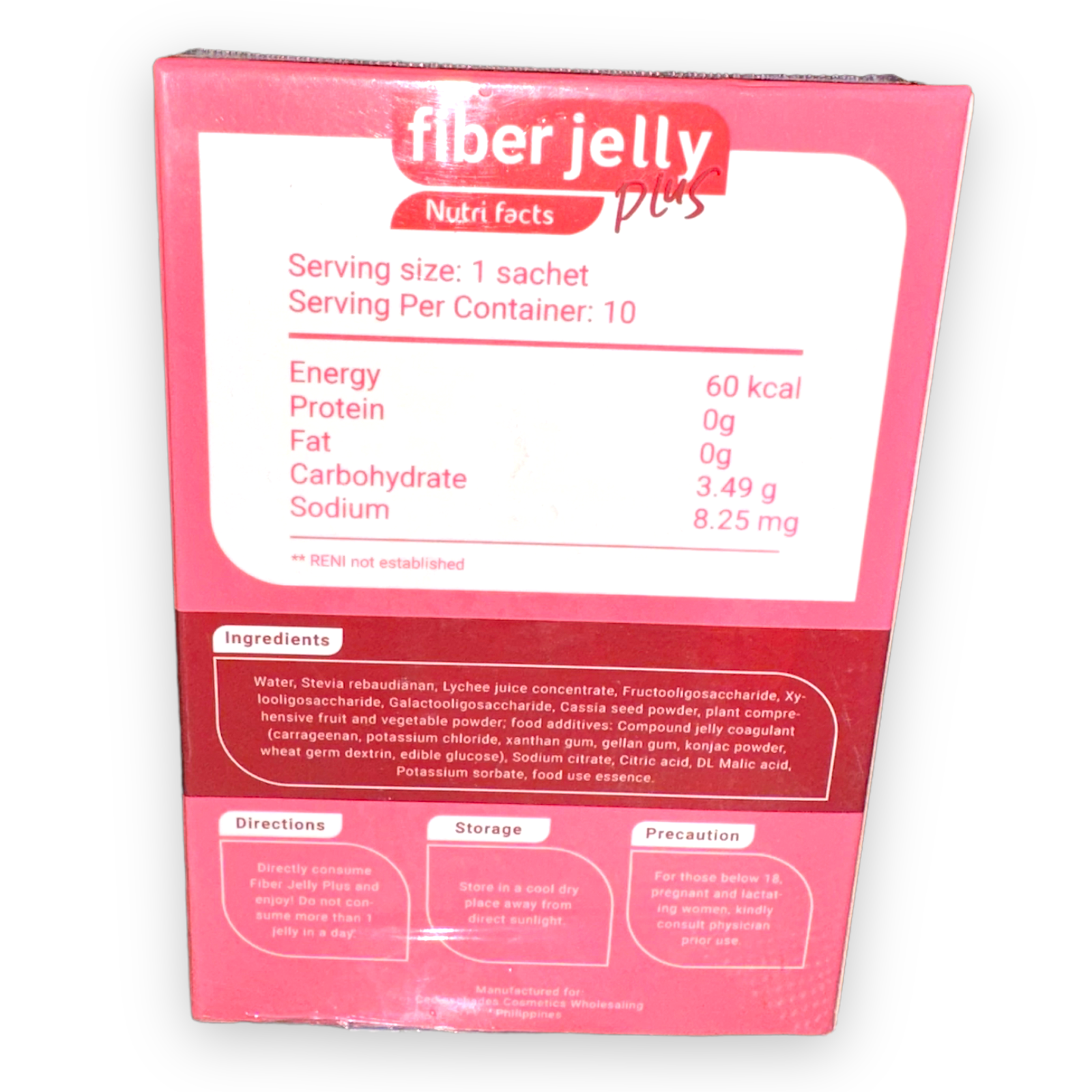 FAB FIT - Fiber Jelly Plus 15g x 10 sachet – My Care Kits