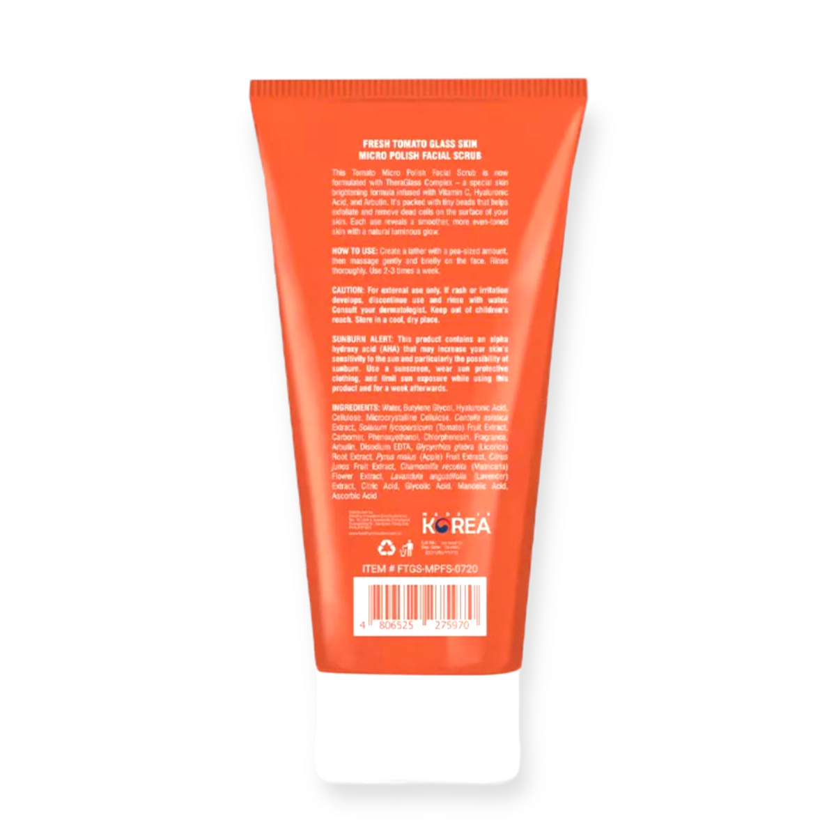 Fresh Skinlab - Tomato Glass Skin 3 in 1 Vitamin C Brightening Facial ...