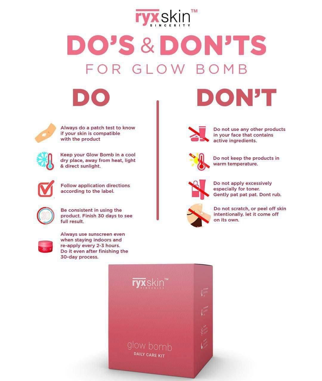 Ryx Skin - Glow Bomb Daily Care Kit – My Care Kits