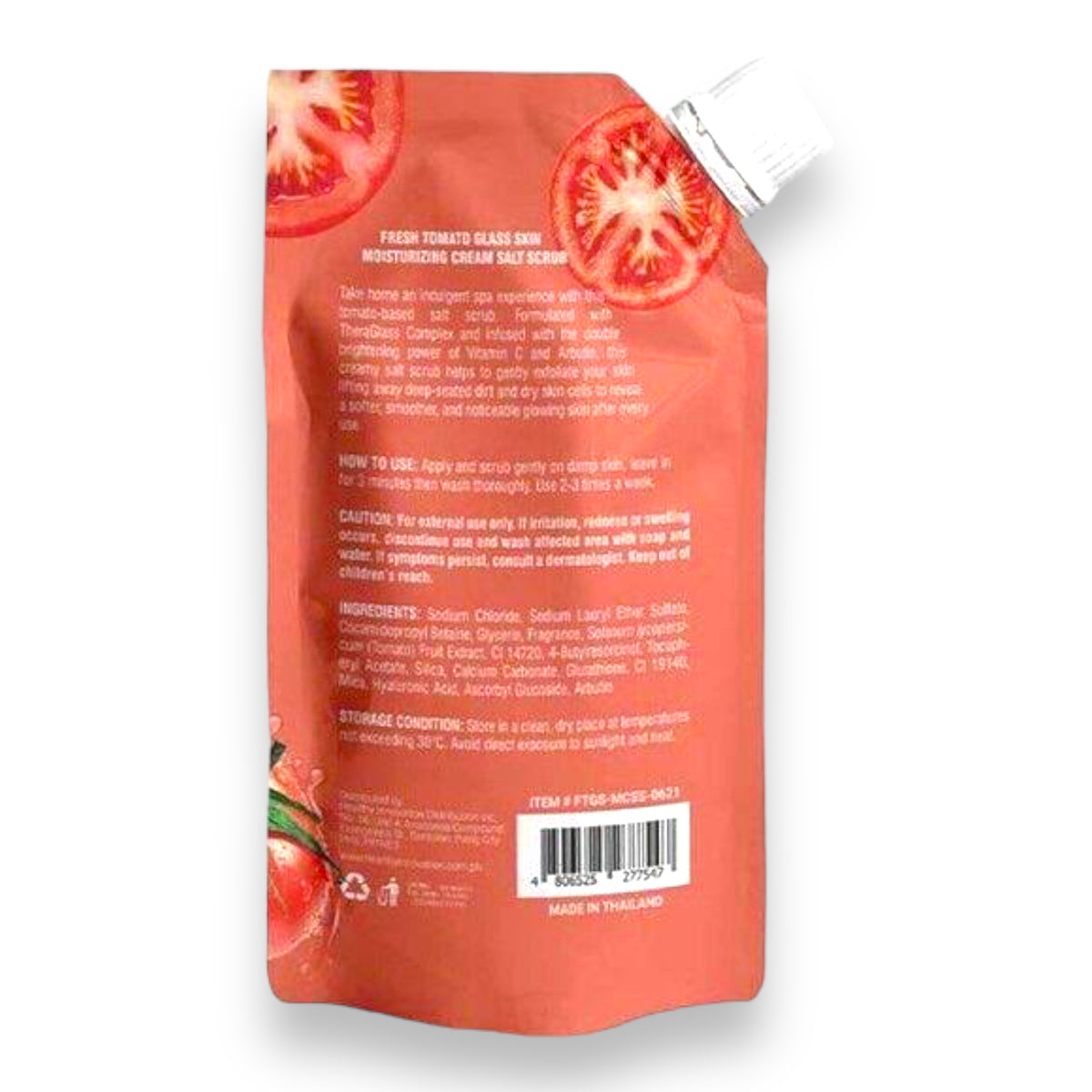 FRESH Skinlab Tomato Glass Skin Vitamin C + Arbutin Salt Scrub 300g ...